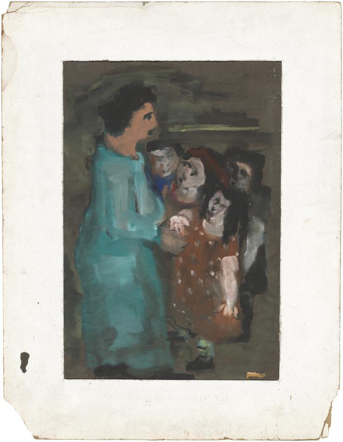 Rothko Catalogue Raisonné : IMAGE : [Woman with children] [IMAGE.2196]